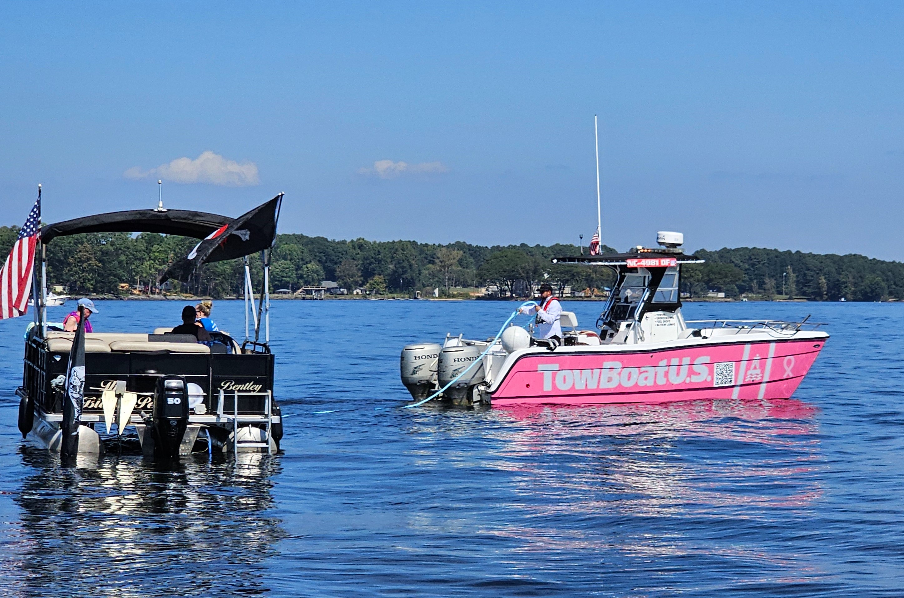 Red Towboats Go Pink for Breast Cancer Awareness : BoatUS News Room
